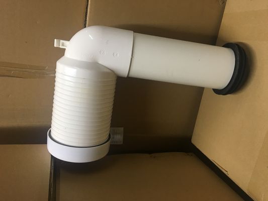 Standard PVC Toilet Bowl Pipe , Toilet Waste Fittings 102mm Hole Diameter