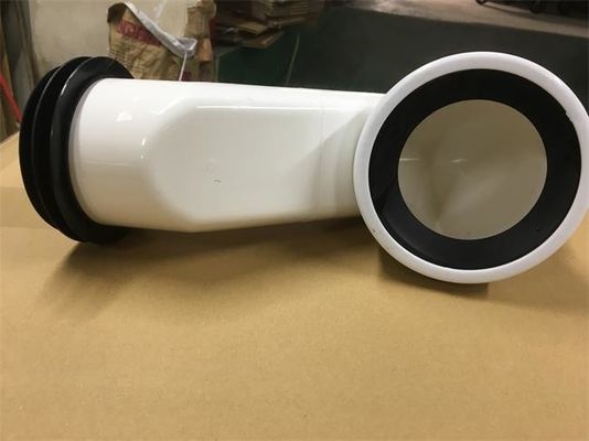 Question Mark Shaped Wc Pan Connector Fitting , PP Toilet Soil Pan ...