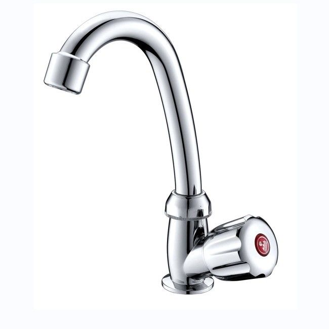 Office Building Chrome Surface Finishing ABS Health Swan Neck Faucet ...