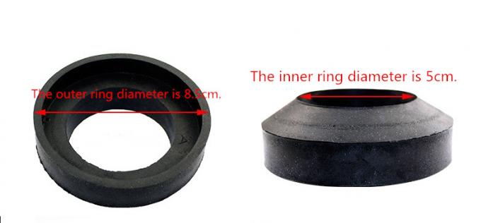 O Ring Shaped Toilet Waste Pipe Seal , Self Extinguish Toilet Flange Gasket