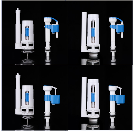 Toilet Cistern Fittings Outlet Valve Dual Flush Valve 185mm/195mm/250mm ...