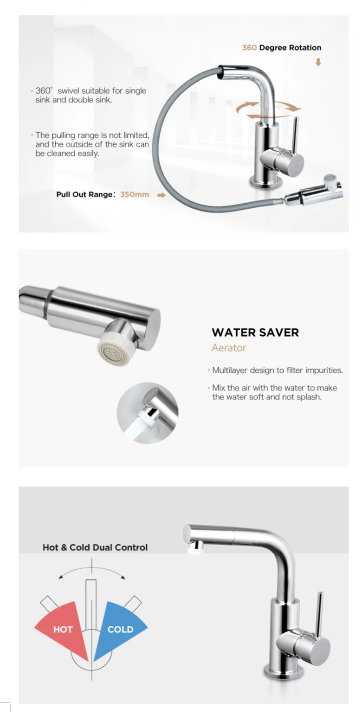 L shape pull out lavatory wash basin mixer faucet for Earthenware ...